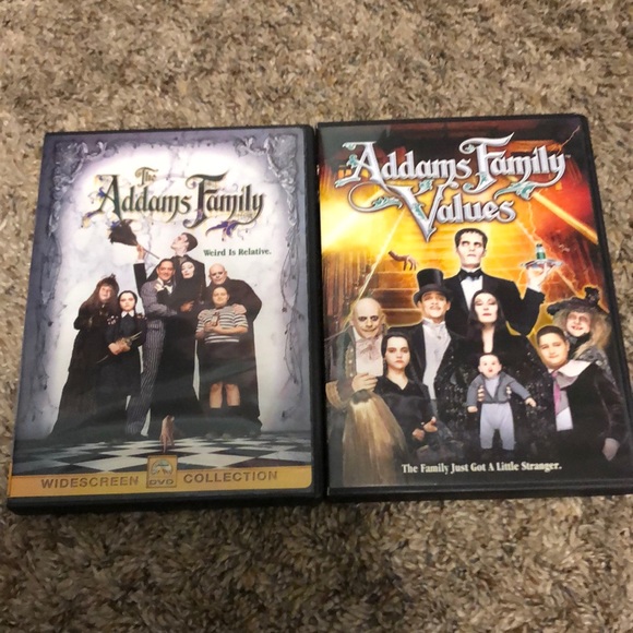 Media | The Addams Family And Addams Family Values Dvds | Poshmark